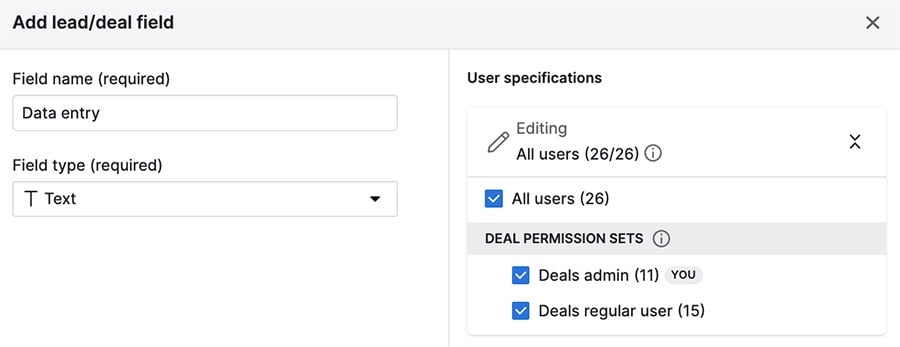 Read-only fields - Knowledge Base | Pipedrive